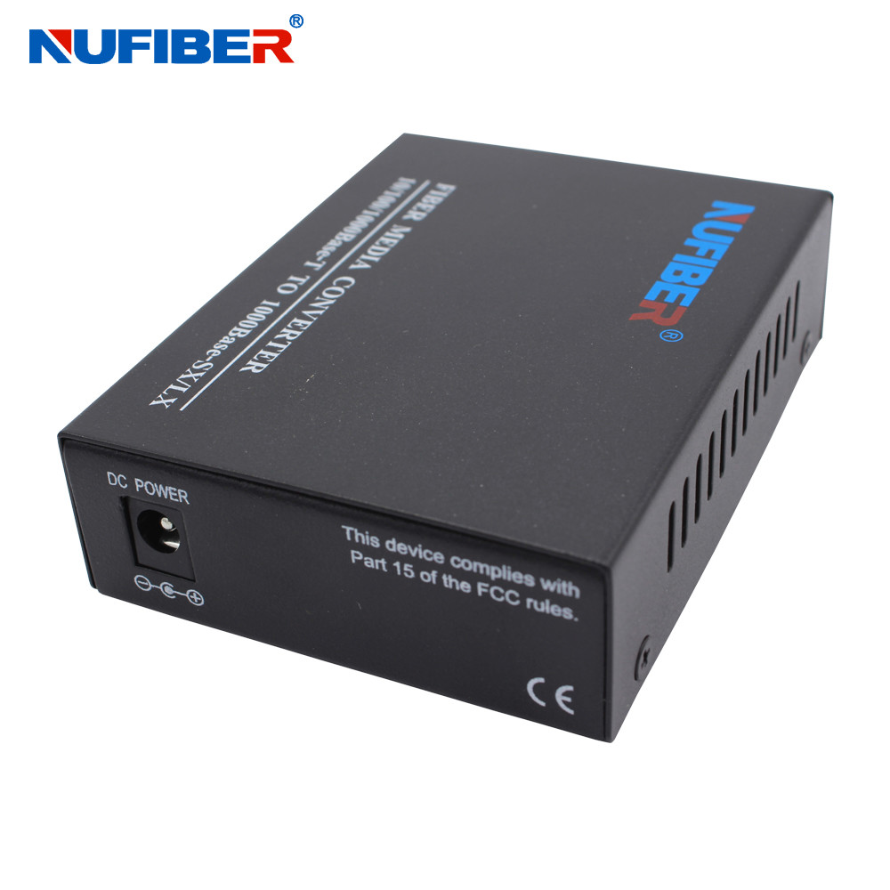 Gigabit SM Single Fiber Converter 1310nm 1490nm 1000Base Bidi 20km Outdoor